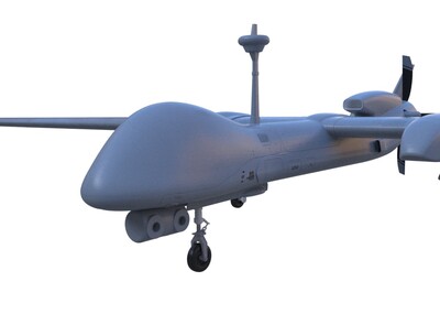 IAI Eitan模型-无人机模型库-3ds Max(.max)模型下载-cg模型网