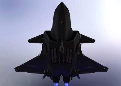 J20C 歼20C模型-军用飞机模型库-STEP(.stp)模型下载-cg模型网