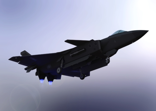 J20C 歼20C模型-军用飞机模型库-STEP(.stp)模型下载-cg模型网