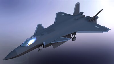 J20C 歼20C模型-军用飞机模型库-STEP(.stp)模型下载-cg模型网