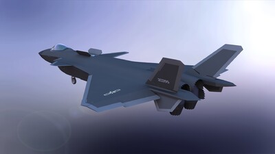 J20C 歼20C模型-军用飞机模型库-STEP(.stp)模型下载-cg模型网