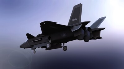J20C 歼20C模型-军用飞机模型库-STEP(.stp)模型下载-cg模型网