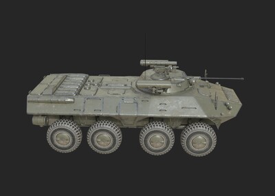 PBR 五涂装模型-装甲车／坦克模型库-3D Studio(.3ds)模型下载-cg模型网