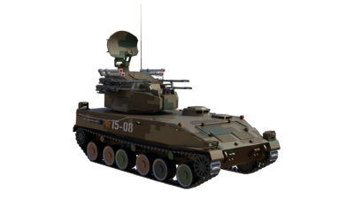 95式25毫米自行高炮 PGZ95式自行高炮模型-火炮器械模型库-Blender(.blend)模型下载-cg模型网