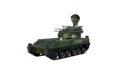 95式25毫米自行高炮 PGZ95式自行高炮模型-火炮器械模型库-Blender(.blend)模型下载-cg模型网