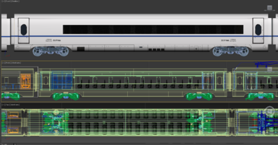 CRH380B（8辆编组）模型-火车/轨道车模型库-3ds Max(.max)模型下载-cg模型网