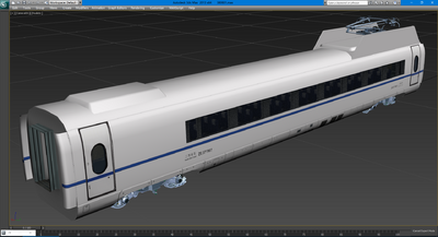 CRH380B（8辆编组）模型-火车/轨道车模型库-3ds Max(.max)模型下载-cg模型网