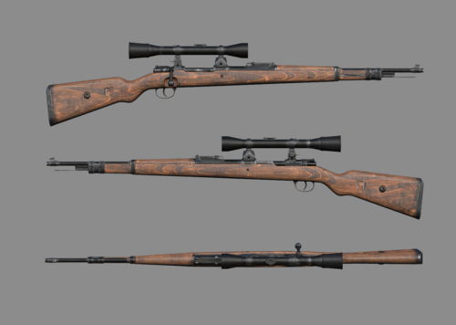 次世代 98K模型-枪械模型模型库-Cinema 4D(.c4d)模型下载-cg模型网