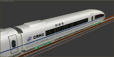CRH380B（8辆编组）模型-火车/轨道车模型库-3ds Max(.max)模型下载-cg模型网