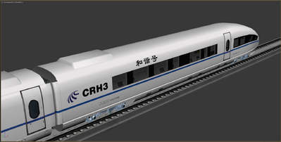 CRH380B（8辆编组）模型-火车/轨道车模型库-3ds Max(.max)模型下载-cg模型网