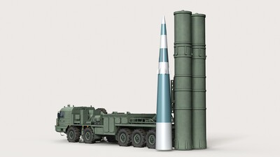 S500 S-500防空导弹系统模型-装甲车／坦克模型库-3ds Max(.max)模型下载-cg模型网