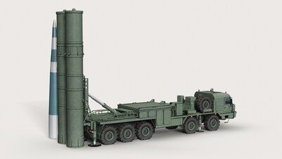S500 S-500防空导弹系统模型-装甲车／坦克模型库-3ds Max(.max)模型下载-cg模型网