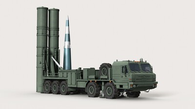 S500 S-500防空导弹系统模型-装甲车／坦克模型库-3ds Max(.max)模型下载-cg模型网