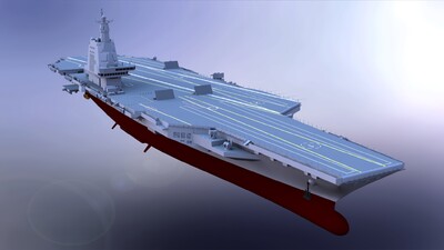 CV003 福建舰模型-军舰模型库-SolidWorks(.sldprt/.sldasm/.slddrw)模型下载-cg模型网