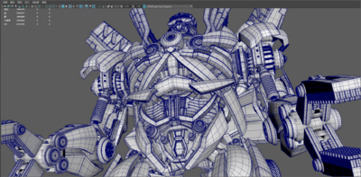 机器人角色 机械机甲结构模型-机器人／机甲模型库-OBJ(.obj/.mtl)模型下载-cg模型网
