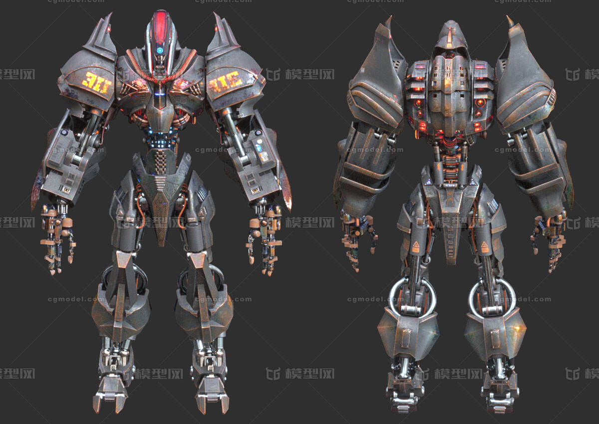 机器人 人工智能AI模型-机器人／机甲模型库-FBX(.fbx)模型下载-cg模型网