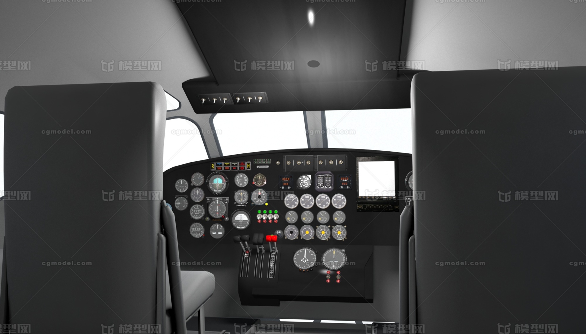 y8 安-12模型-军用飞机模型库-3ds Max(.max)模型下载-cg模型网