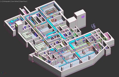 地下防空洞 防空洞场景模型-工业设备模型库-3ds Max(.max)模型下载-cg模型网