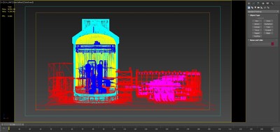 核电站三维模型 剖面模型-场景部件模型库-3ds Max(.max)模型下载-cg模型网