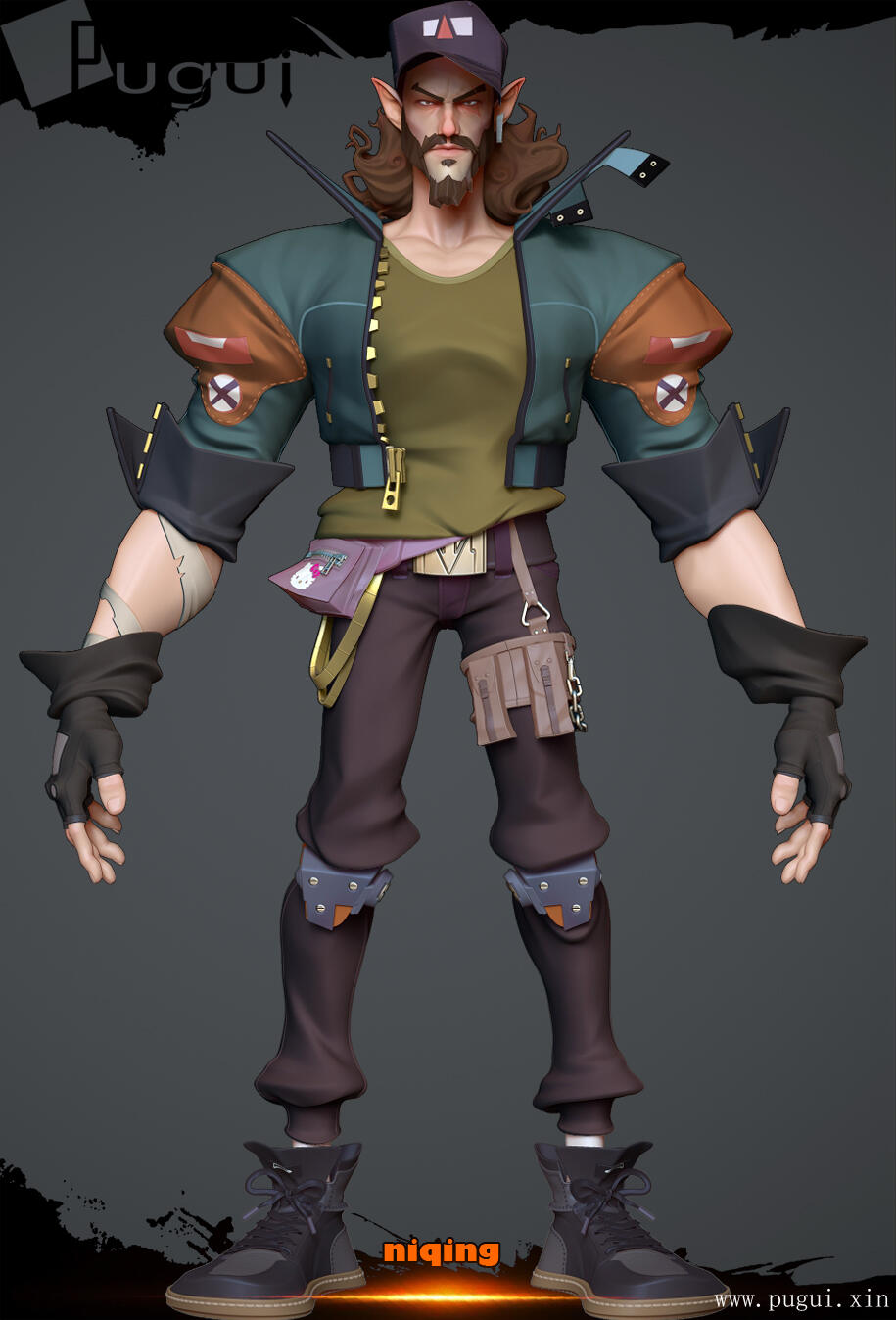 【pugui游戏】--17期角色精品班作品模型 - 角色/人物/生物 - 作品模型 - CG模型网