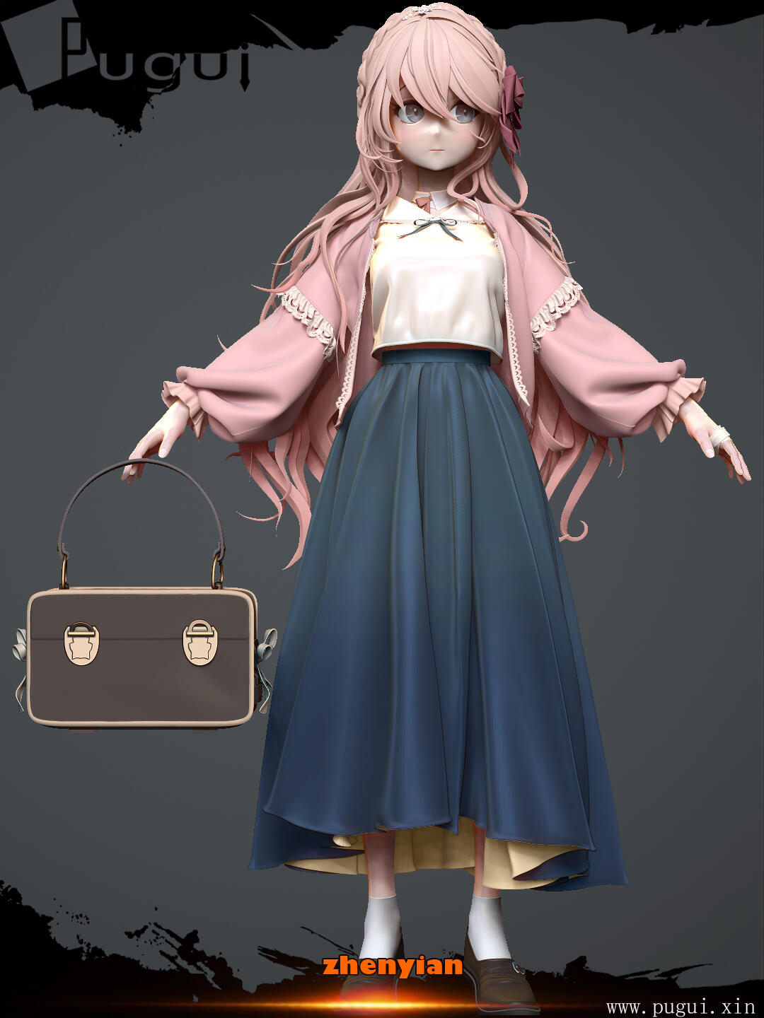 【pugui游戏】--17期角色精品班作品模型 - 角色/人物/生物 - 作品模型 - CG模型网