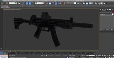 CS/LS7微型冲锋枪模型-枪械模型模型库-3ds Max(.max)模型下载-cg模型网