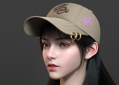 哦！晓飒姐姐 你好模型-女人模型库-3ds Max(.max)模型下载-cg模型网