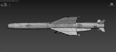 KD-88导弹 PBR材质模型-火炮器械模型库-3ds Max(.max)模型下载-cg模型网