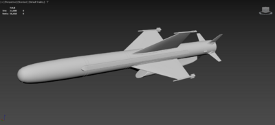 KD-88导弹 PBR材质模型-火炮器械模型库-3ds Max(.max)模型下载-cg模型网