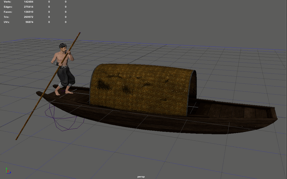 划船动画 农夫模型-男人模型库-FBX(.fbx)模型下载-cg模型网