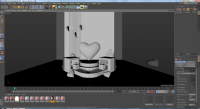 爱心礼盒 520创意场景模型-粉色模型库-Cinema 4D(.c4d)模型下载-cg模型网