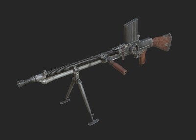 PBR 抗战模型-枪械模型模型库-3D Studio(.3ds)模型下载-cg模型网