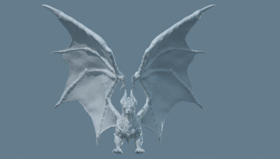 飞龙 ***模型模型-神话类模型库-OBJ(.obj/.mtl)模型下载-cg模型网