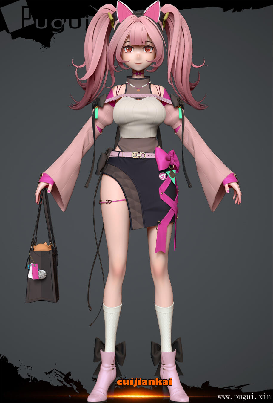 【pugui游戏】--17期角色精品班角色作品模型 - 角色/人物/生物 - 作品模型 - CG模型网