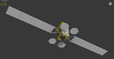 AP-6D亚太6D通信卫星 附带fbx模型-人造地球卫星模型库-3ds Max(.max)模型下载-cg模型网