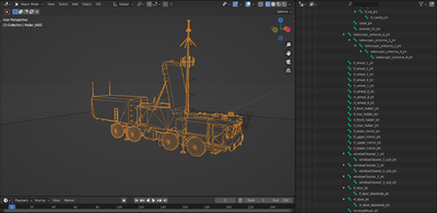 雷达车 S400模型-工程车模型库-Blender(.blend)模型下载-cg模型网
