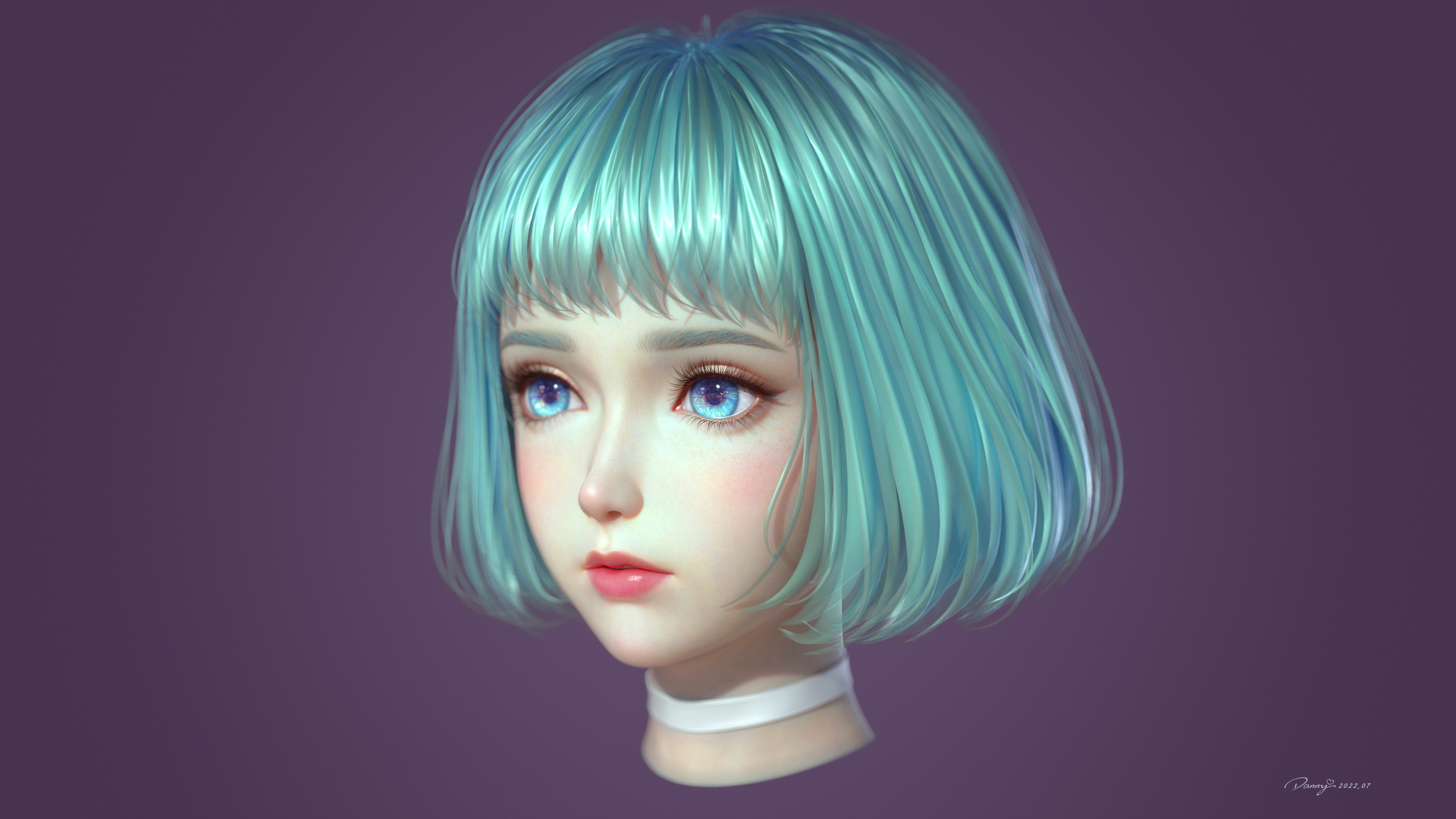 《Lili》数字人 2023（WIP-3.0）模型 - 角色/人物/生物 - 作品模型 - CG模型网
