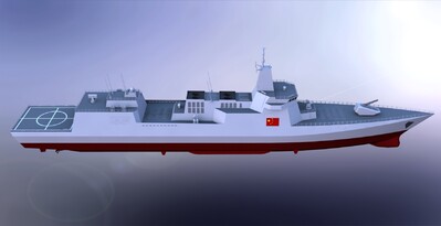 055B驱逐舰 电磁炮模型-军舰模型库-SolidWorks(.sldprt/.sldasm/.slddrw)模型下载-cg模型网