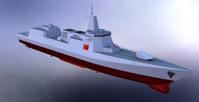 055B驱逐舰 电磁炮模型-军舰模型库-SolidWorks(.sldprt/.sldasm/.slddrw)模型下载-cg模型网