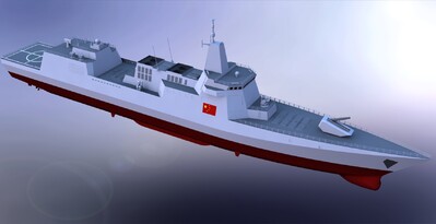 055B驱逐舰 电磁炮模型-军舰模型库-SolidWorks(.sldprt/.sldasm/.slddrw)模型下载-cg模型网