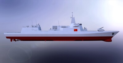 055B驱逐舰 电磁炮模型-军舰模型库-SolidWorks(.sldprt/.sldasm/.slddrw)模型下载-cg模型网