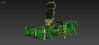 S-500防空系统96L6E雷达（中国版）模型-其他模型库-3ds Max(.max)模型下载-cg模型网