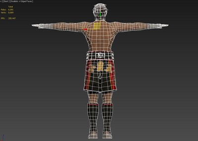 WWC 拳击冠军模型-男人模型库-FBX(.fbx)模型下载-cg模型网