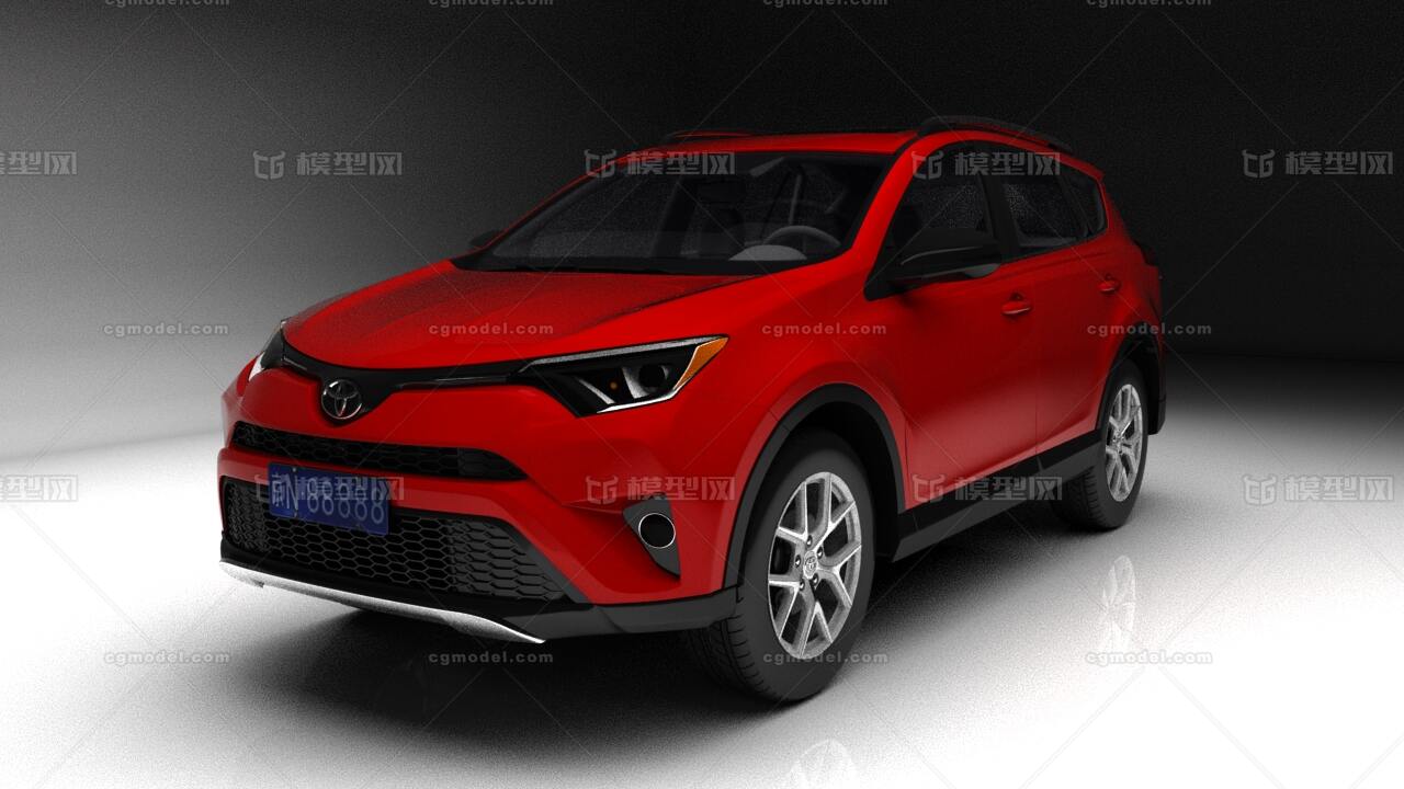 丰田RAV4荣放模型模型-越野车模型库-Maya(.ma/.mb)模型下载-cg模型网
