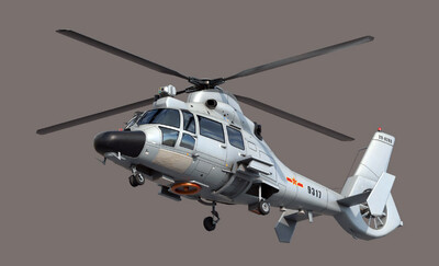 Z9C反潜直升机 直9C模型-军用直升机模型库-3ds Max(.max)模型下载-cg模型网