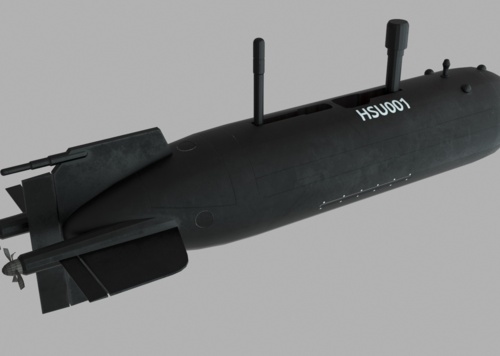 hsu001无人潜航器模型-无人机模型库-3ds Max(.max)模型下载-cg模型网