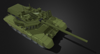 T90A 主战坦克模型-装甲车／坦克模型库-3D Studio(.3ds)模型下载-cg模型网