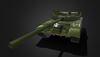 Object-640 Black模型-装甲车／坦克模型库-3D Studio(.3ds)模型下载-cg模型网