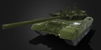 T90A 主战坦克模型-装甲车／坦克模型库-3D Studio(.3ds)模型下载-cg模型网