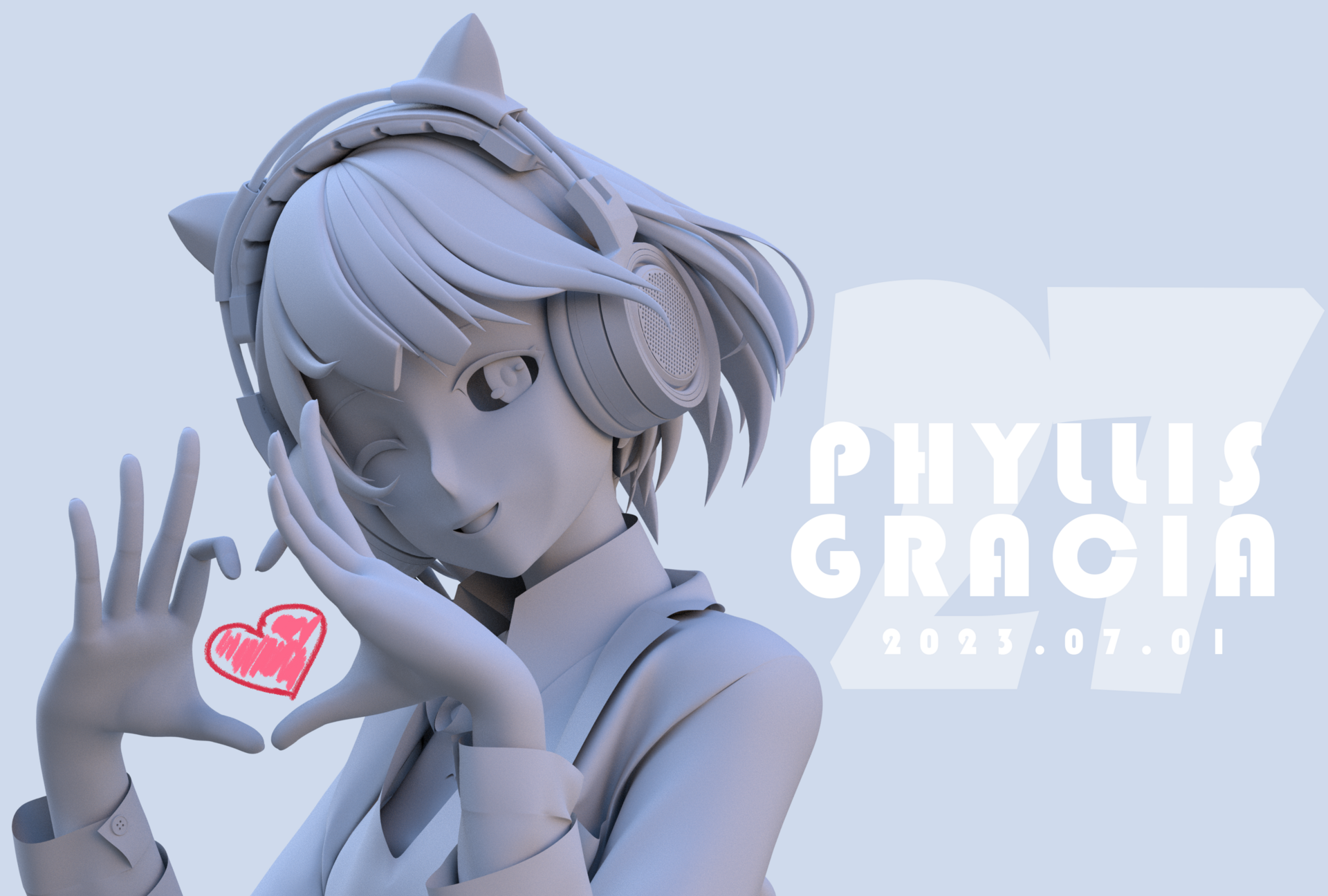 Phyllis Gracia 模型 - 角色/人物/生物 - 作品模型 - CG模型网